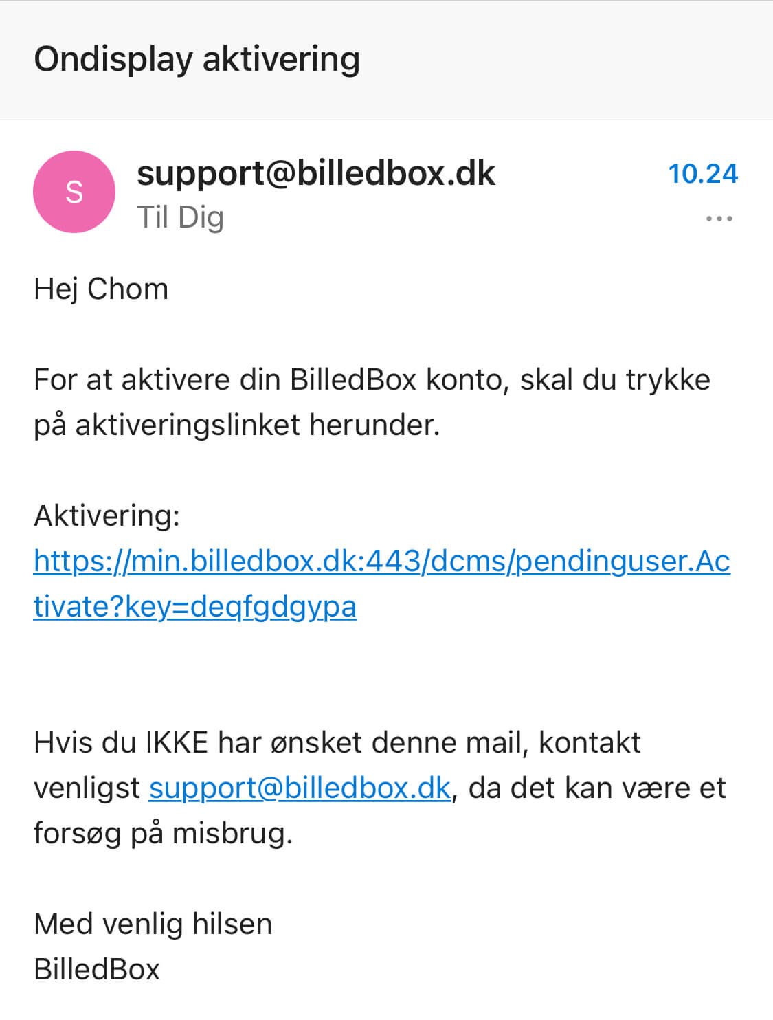 PC med Windows - installation af BilledBox software på PC med Windows